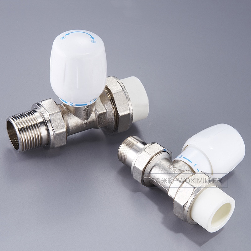 1/2" 3/4" 1" DN15 Brass PPR Thermostatic Radiator ... – Grandado