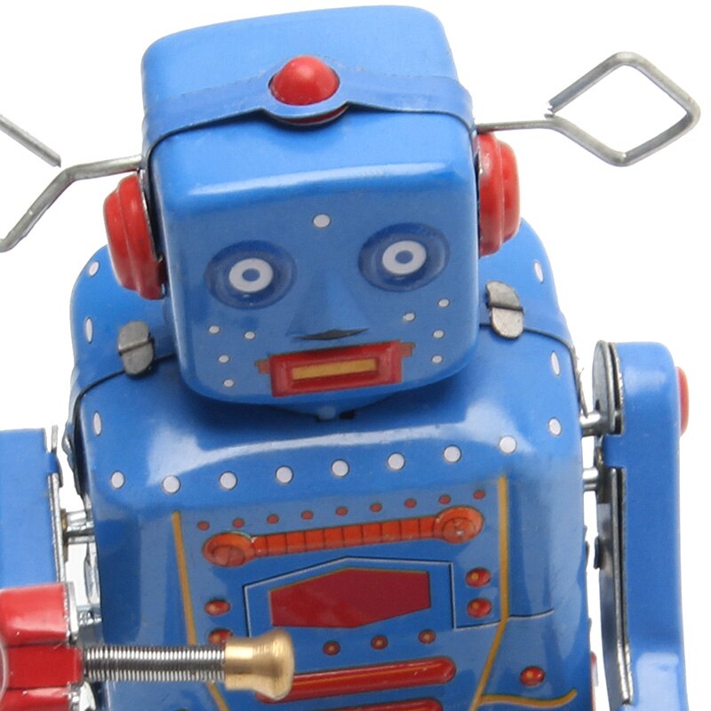 Retro Clockwork Wind Up Metal Walking Robot Speelg... – Vicedeal