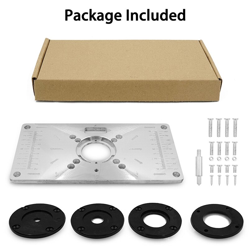 Aluminium Router Table Insert Plate Woodworking Be... – Grandado