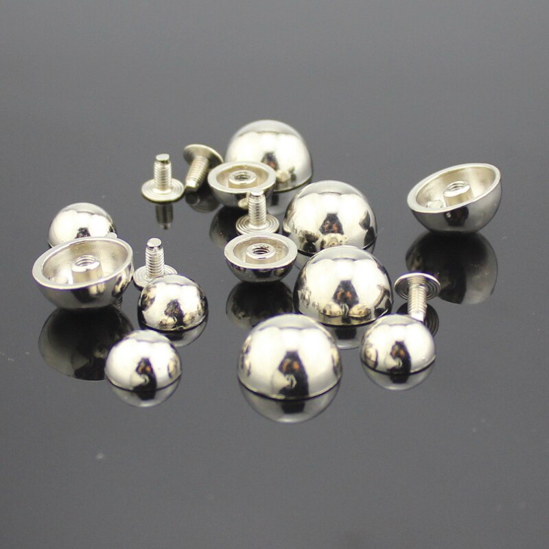 20pcs 11x5mm Silver round studs and spikes for clo... – Vicedeal