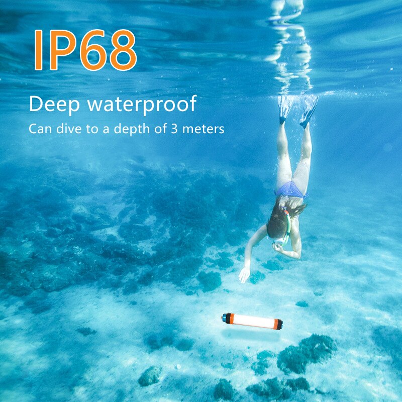 Outdoor Camping Flashlight Portable IP68 Waterproo... – Grandado