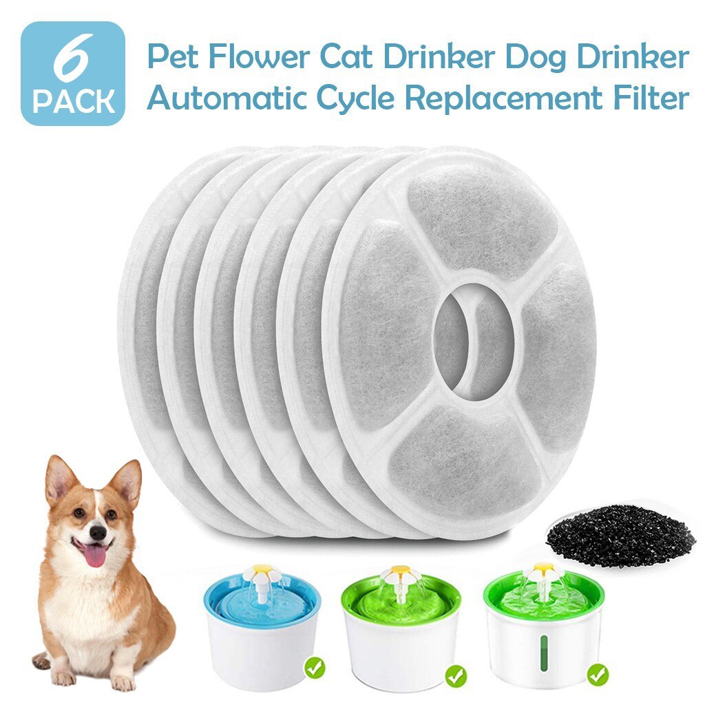 6/12 PackReplacement Pet Flower Drinker Dog Drinke... – Vicedeal