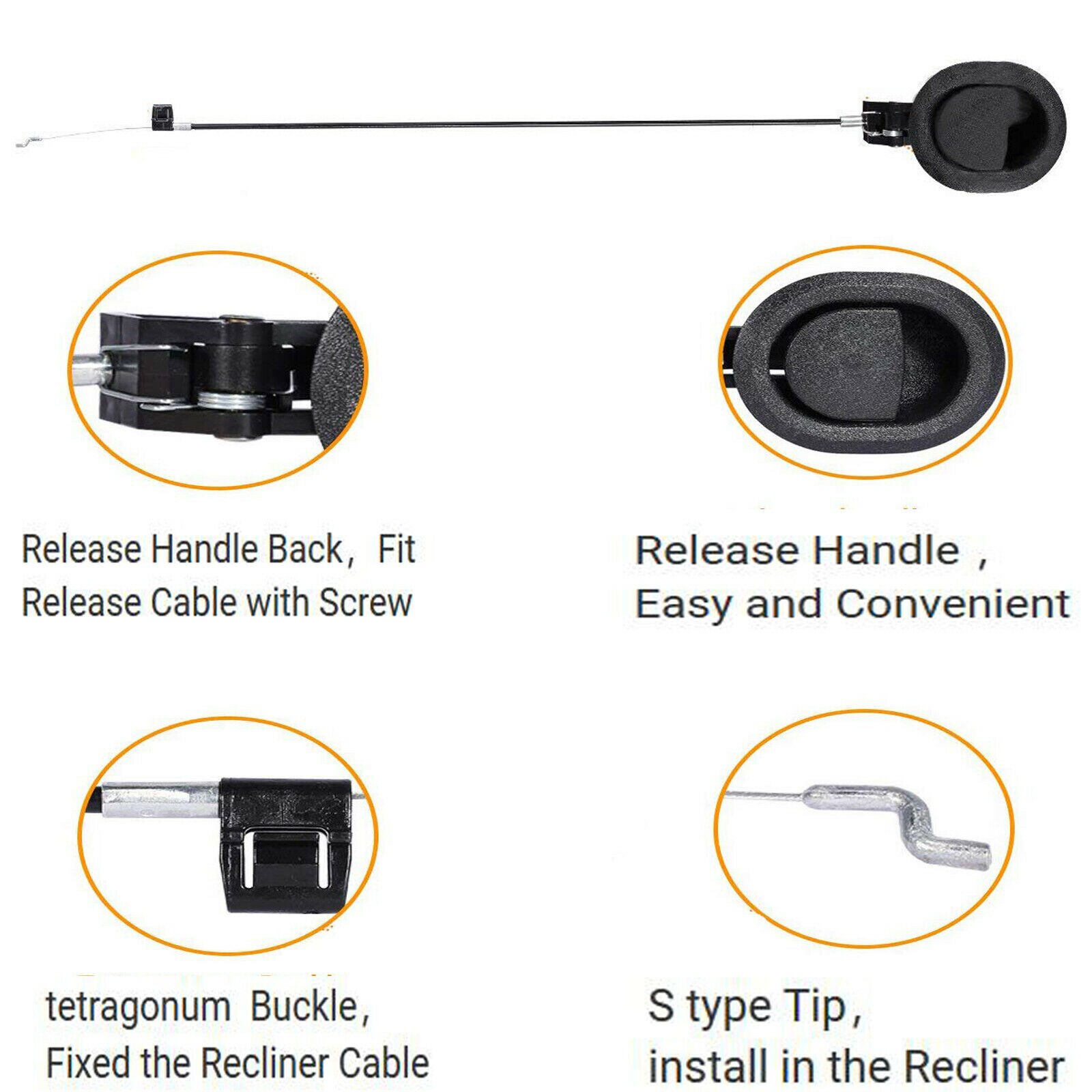 Release Lever Handle with cable to choose armchair... – Grandado