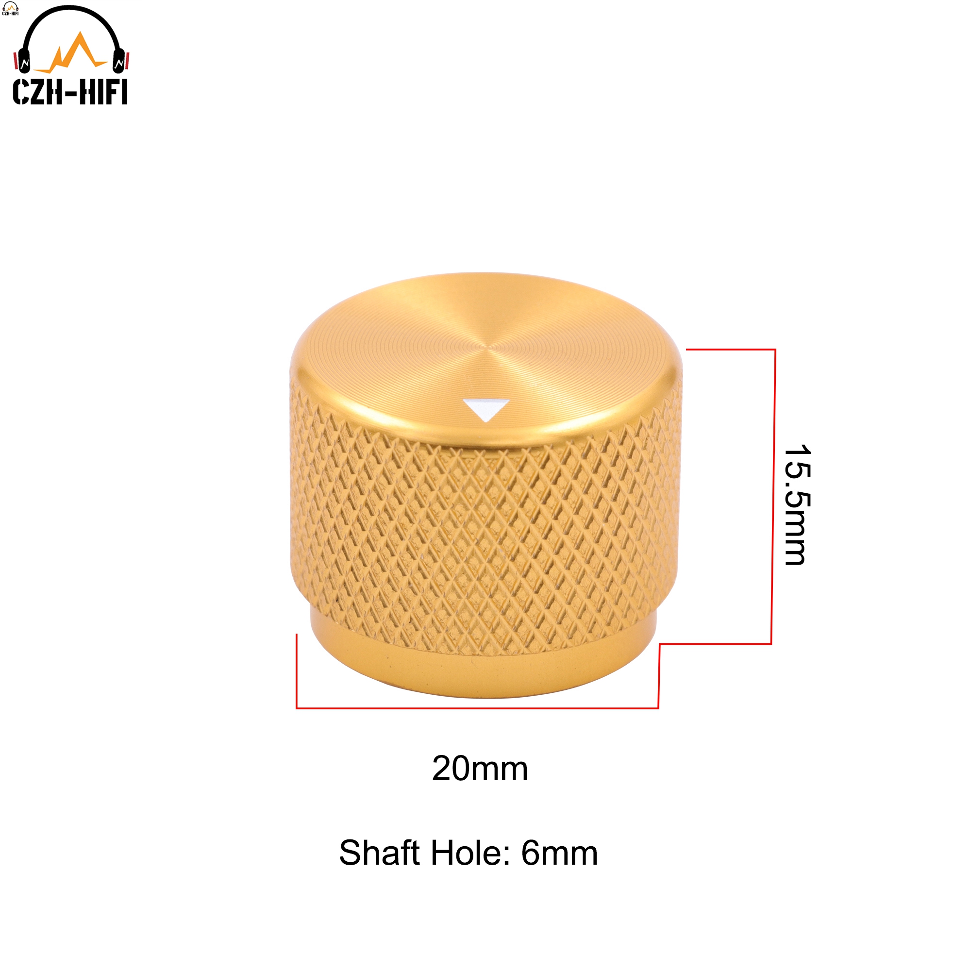 1pc 20x15.5mm CNC Machined Solid Aluminum Potentio... – Grandado