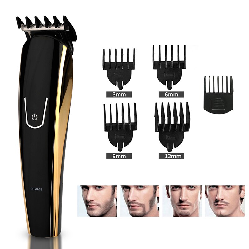 Electric Beard Trimmer Rechargeable Hair Trimmer H... – Vicedeal