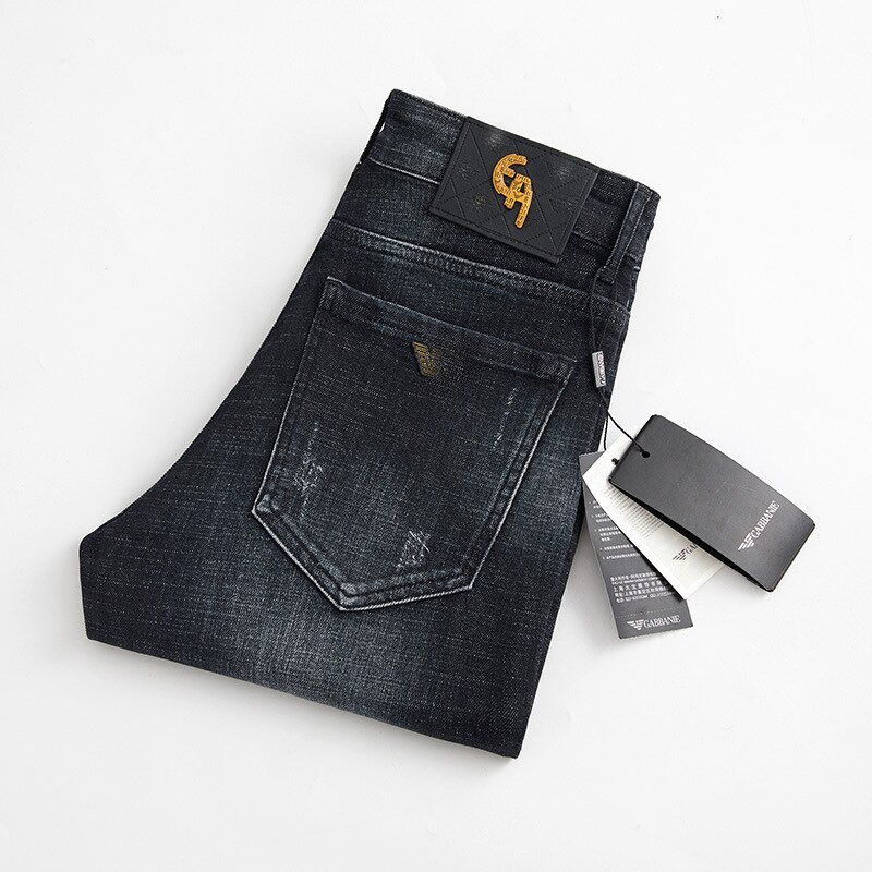 Cotton Jeans Men Denim trousers soft mens pants au... – Grandado