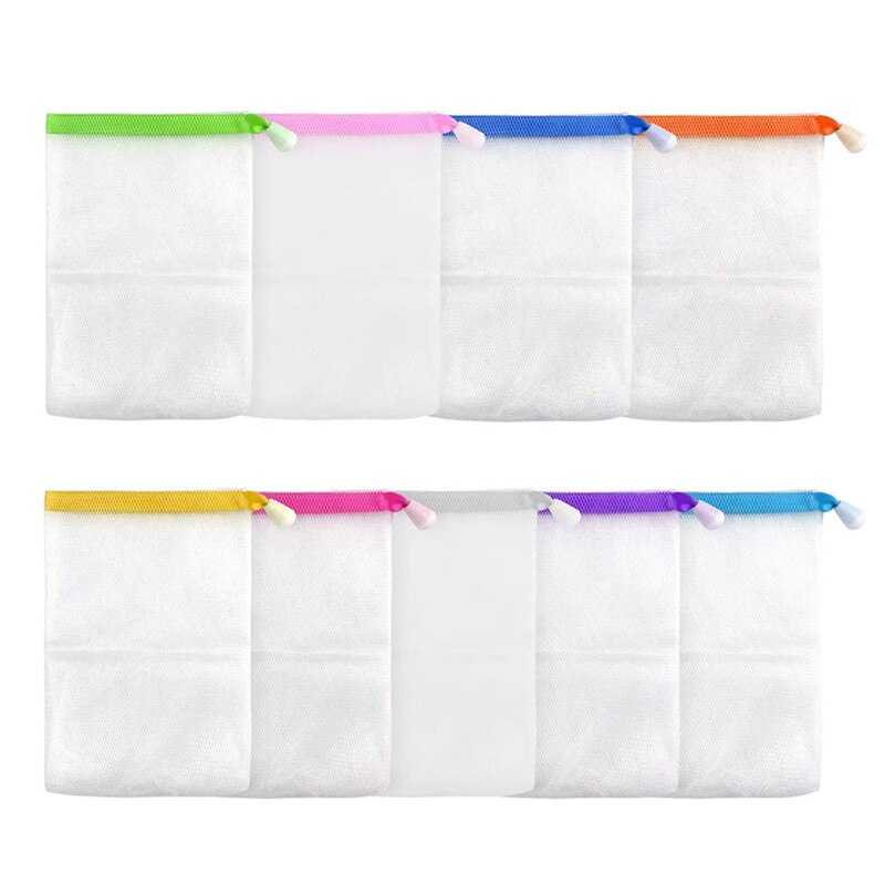 10Pcs Schoon Schuimende Mesh Tas Draagbare Hangabl... – Vicedeal