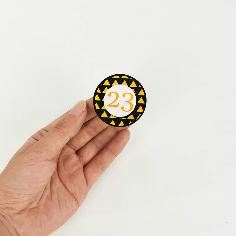 24pcs Christmas Countdown Number Sticker Round Dig... – Grandado