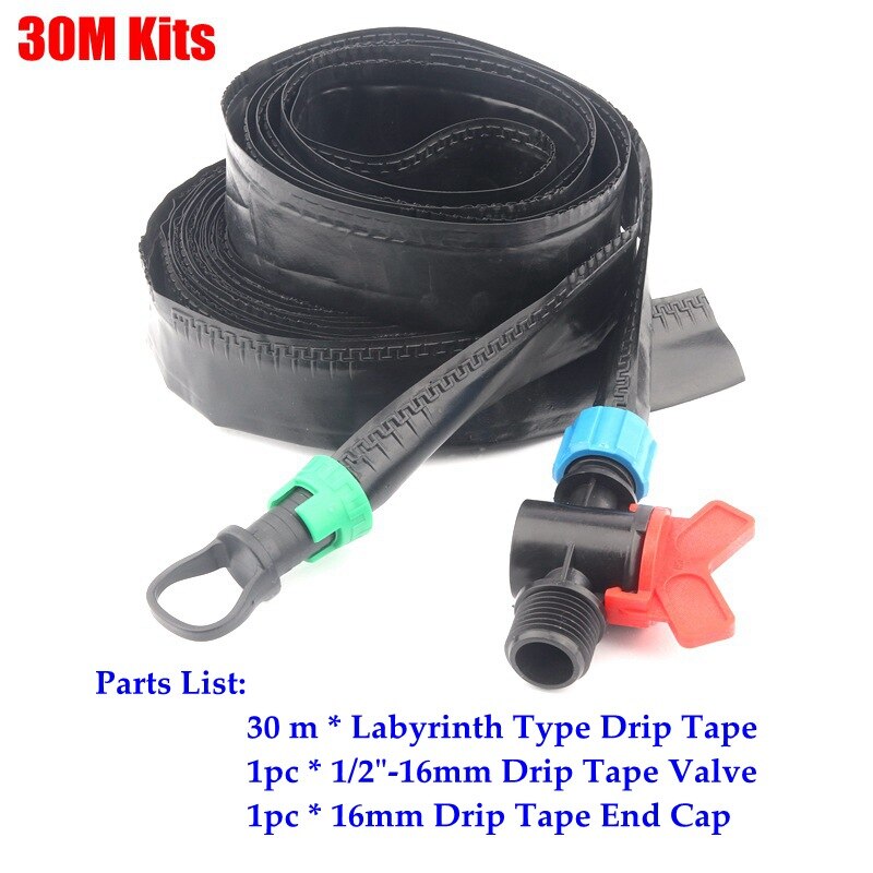 5~50m 3L Labyrinth Type Irrigation Drip Tape Micro... – Grandado