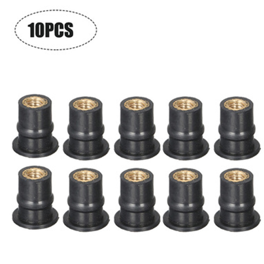 10x M4/M5/M6 Rubber Goed Moer 4Mm Mm Universele Mo... – Vicedeal