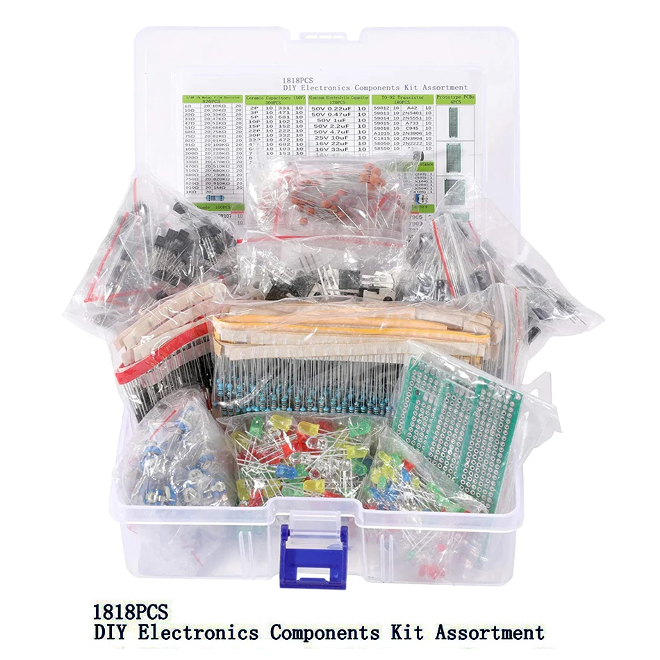 1818 Stuks Diy Elektronica Onderdelen Kit Assortim... – Vicedeal