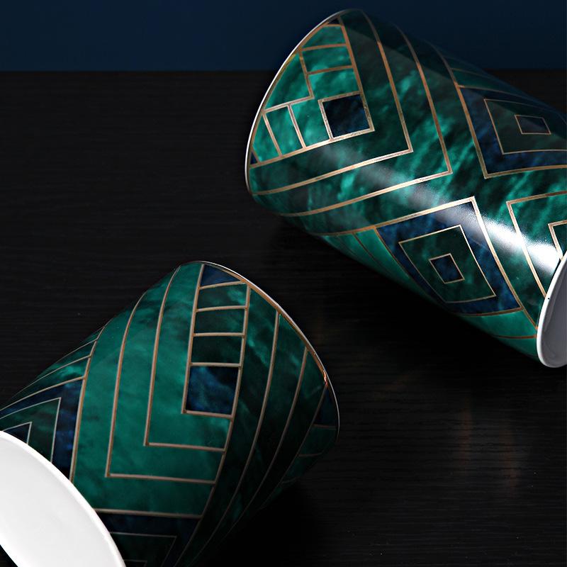 Vintage Emerald Ceramics Storage Bottles Jar Green... – Grandado