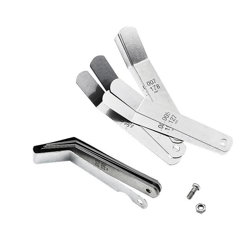 MeterMall – jauge d'épaisseur 16 pièces/ensemble, 0.127-0.508mm, pour ...