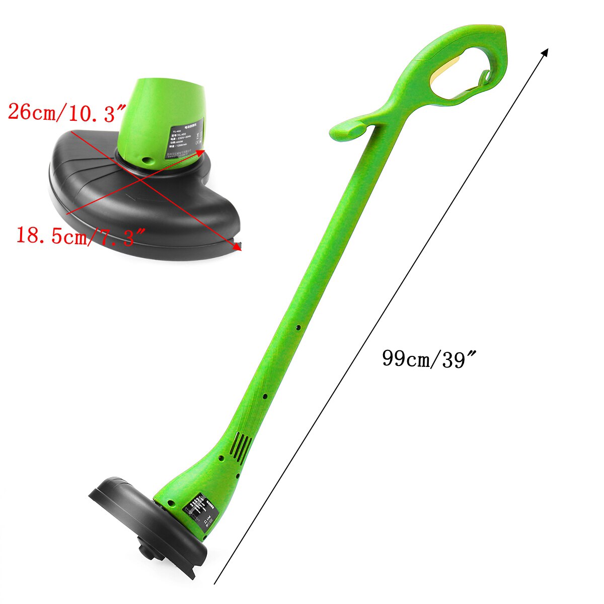 500W 12500r/min Electric Lawn Mower Portable Recha... – Vicedeal