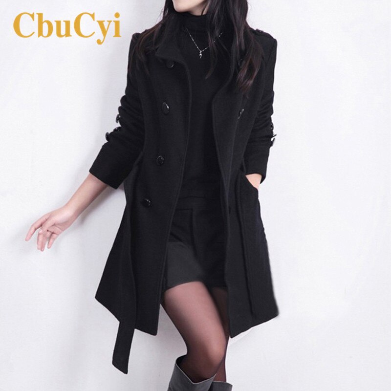 Women Long Coat and Jacket Autumn Winter Women Woo... – Vicedeal