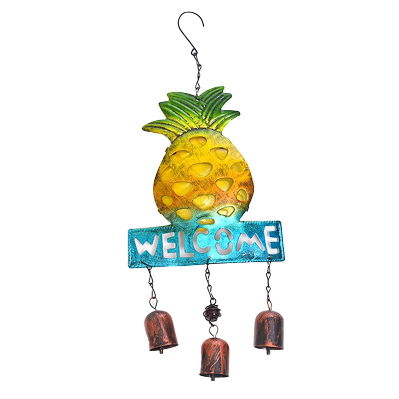 Pineapple Wind Chimes Retro Welcome Sign Decor Fro... – Vicedeal