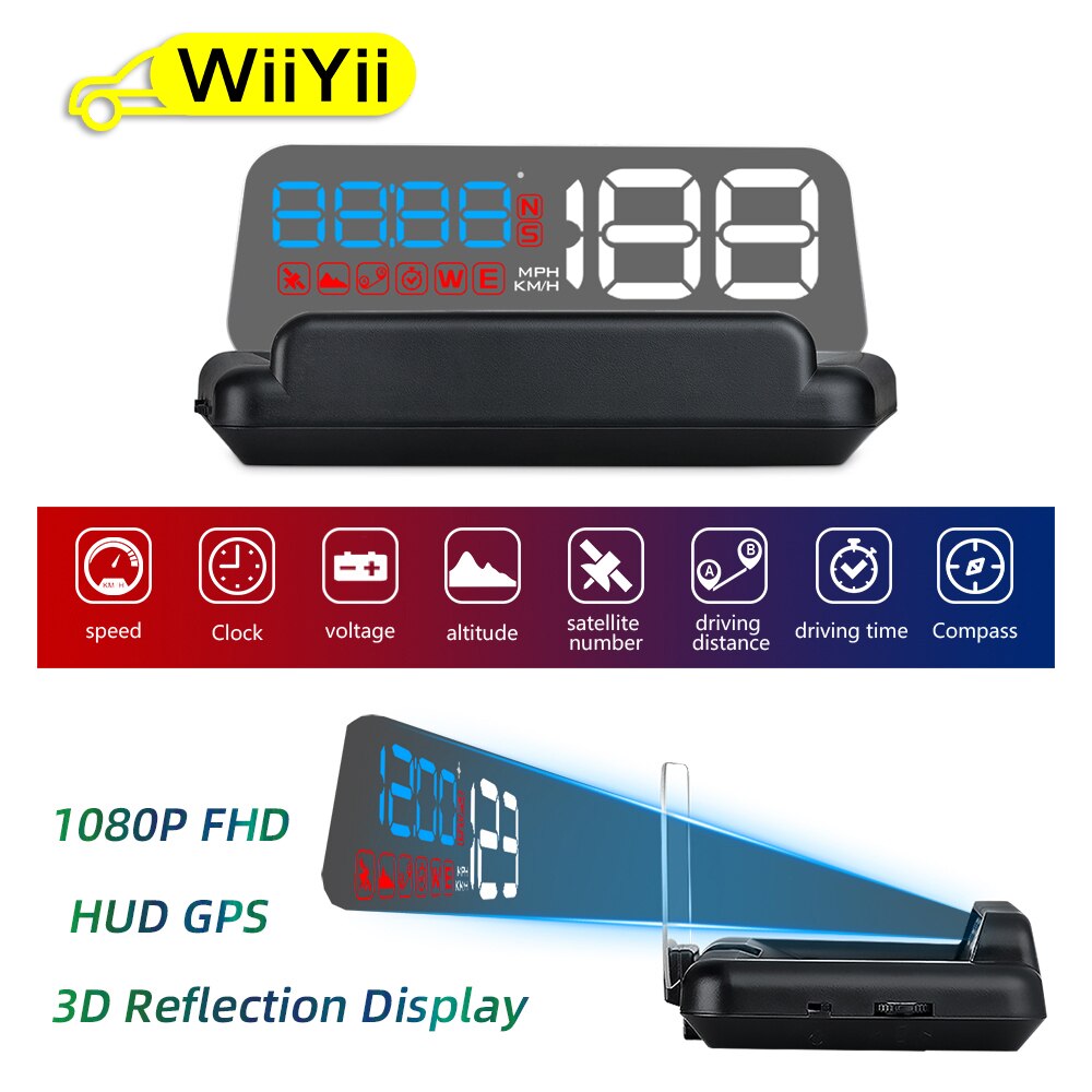 Universele T900 Spiegel Auto Hud Auto Head Up Disp... – Grandado