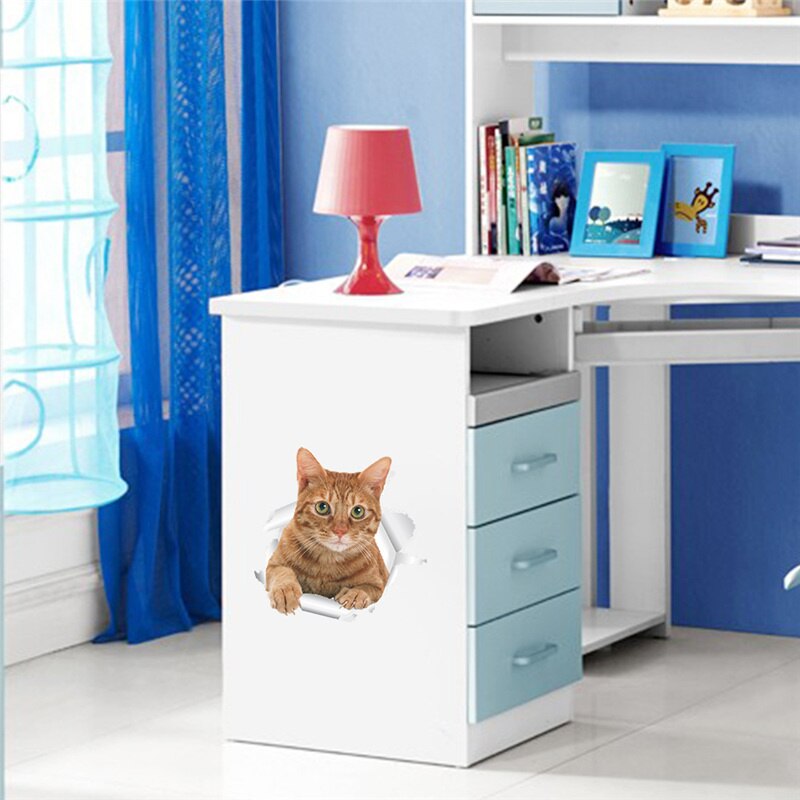 Mooie Kat Stickers voor Wc Decoraties Diy Vivid An... – Grandado