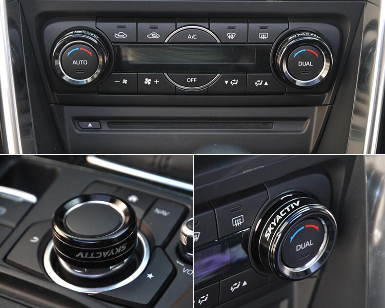 Auto Air Conditioning AC knob Switch trims for maz... – Vicedeal