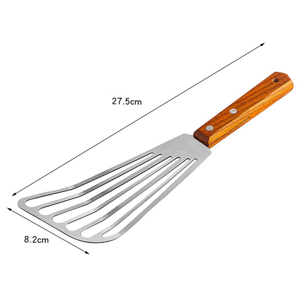 Stainless steel cooking fish spatula non-stick pan... – Grandado