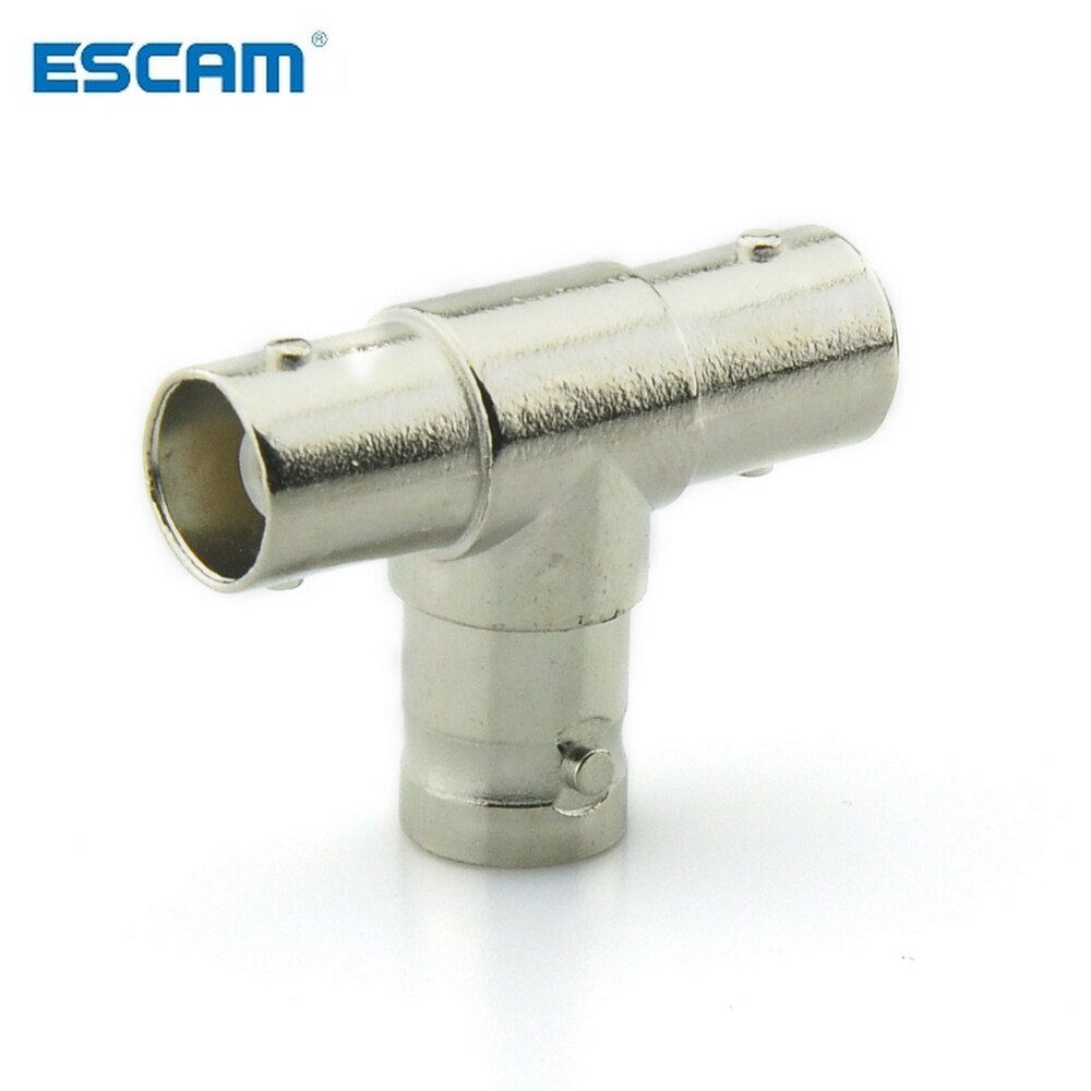 ESCAM BNC 3 Female Adapter Connector Coaxial T-Ada... – Vicedeal
