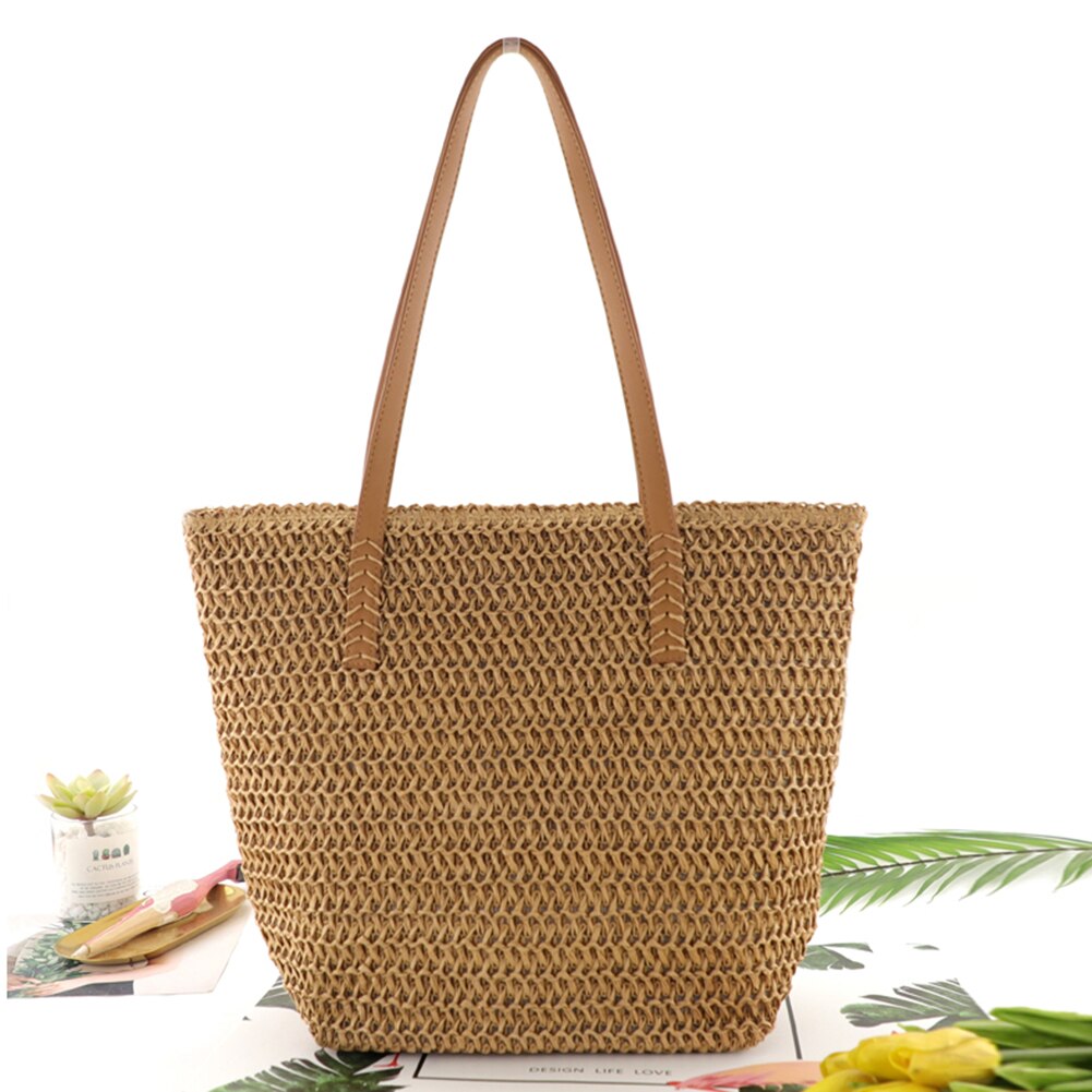 High Capacity Large Summer Beach Straw Bags 2022 S... – Grandado