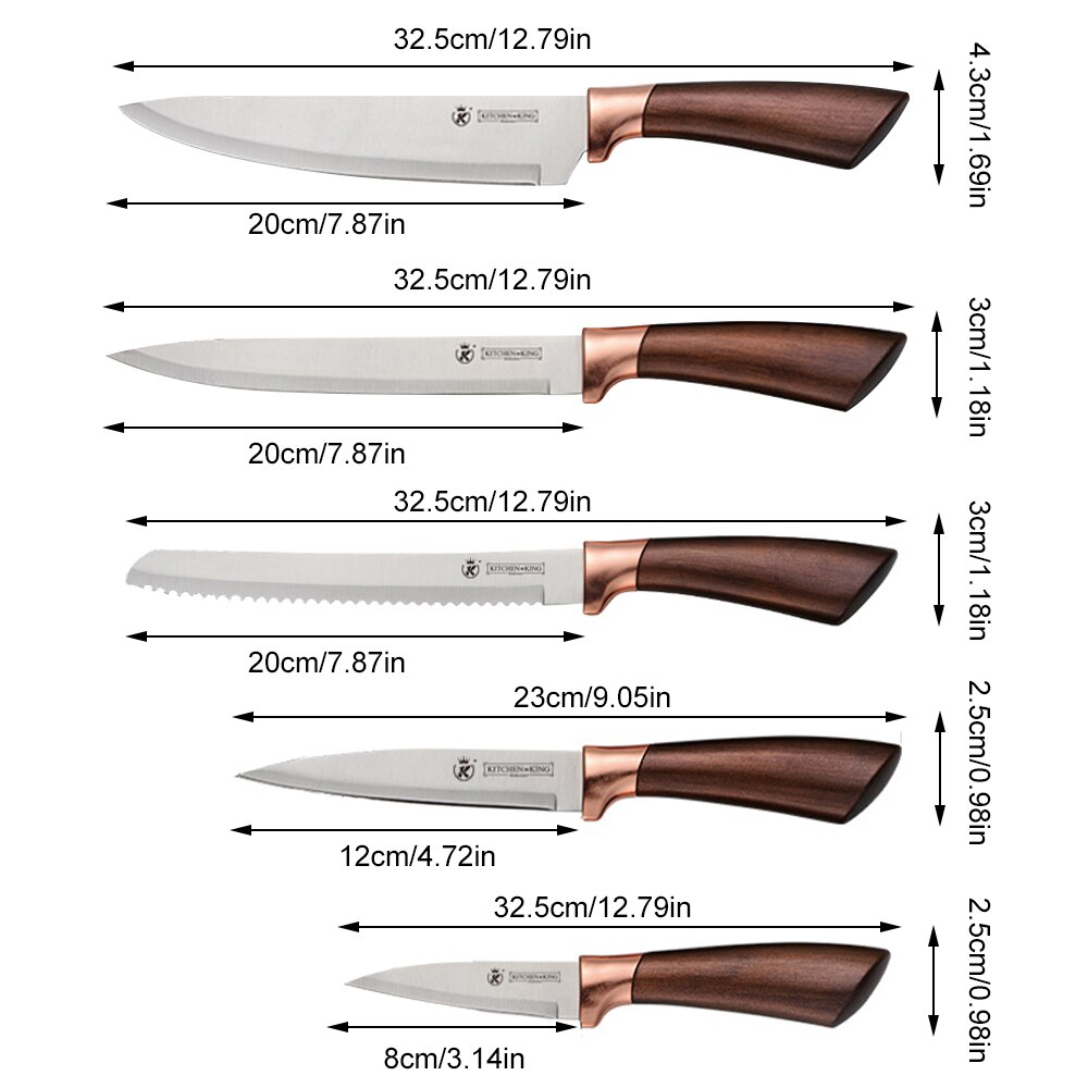 5piece Multi-function Kitchen Knife Set Household ... – Grandado