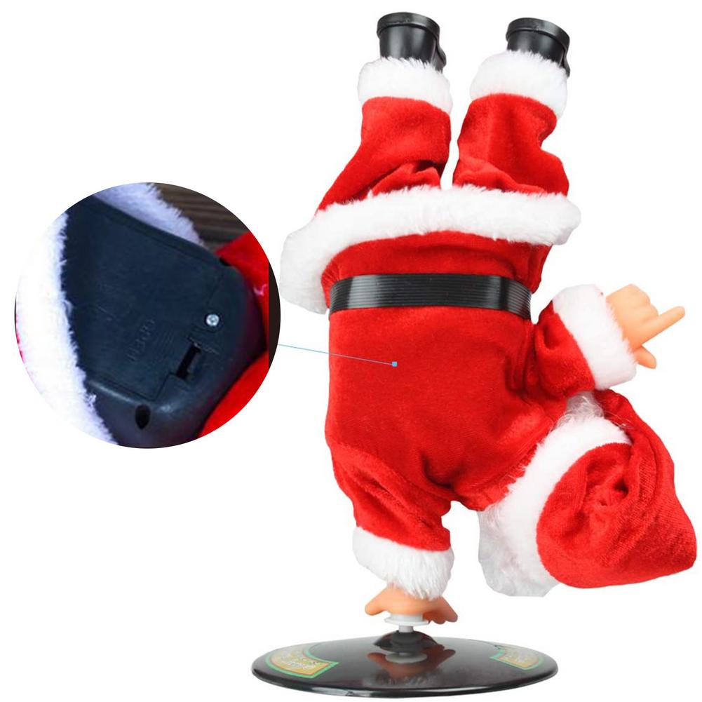 Christmas Electric Singing Santa Claus Toy Inverte... – Grandado