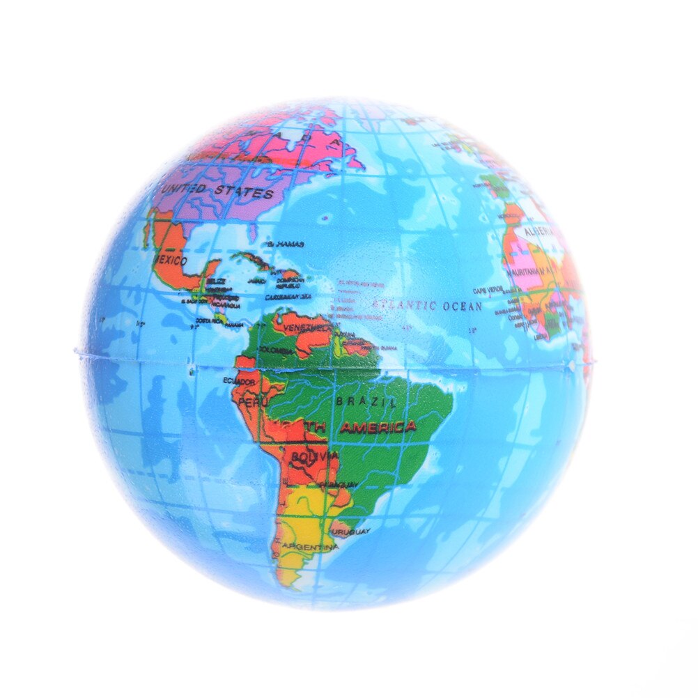 1Pc World Map Foam Earth Educational Toys Anti Str... – Grandado