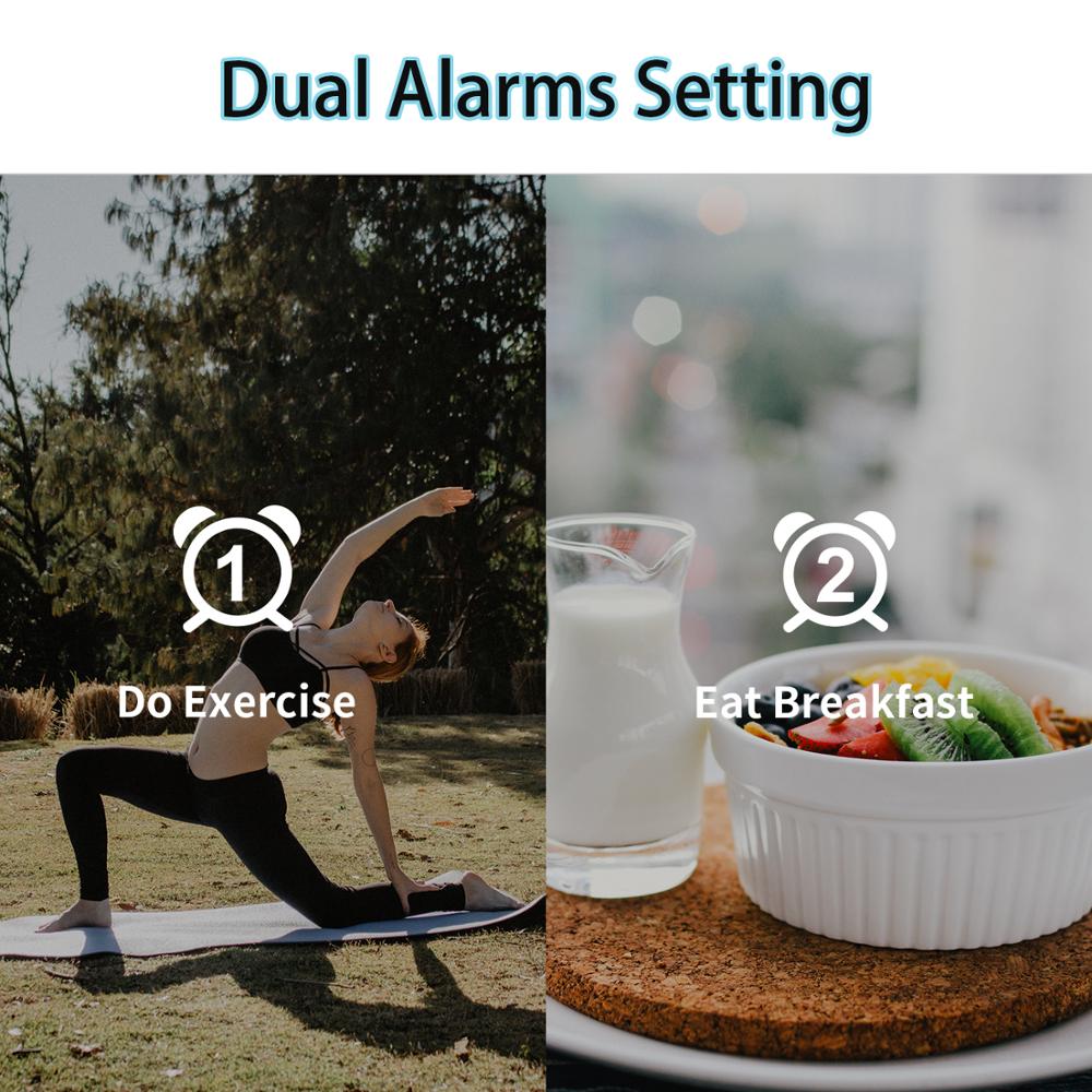 Multifunctional Projection Alarm Clock With Fm Rad Grandado