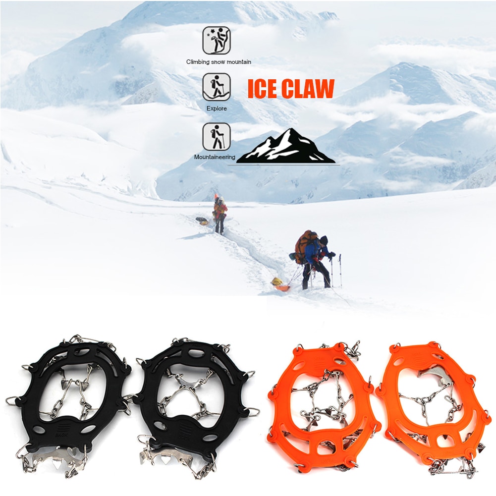 13 Teeth Steel Ice Gripper Spike Cleats Anti Slip ... – Vicedeal