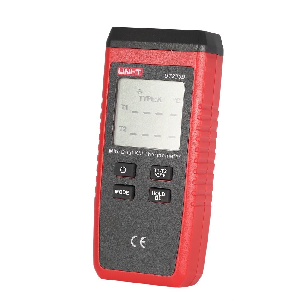 UNI-T UT320A UT320D Thermometer K/J Type Dual-CH D... – Grandado