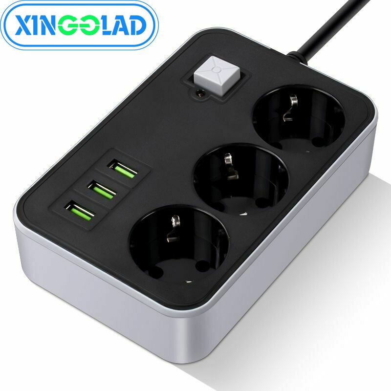 3 Ac 3 Usb Extension Power Strip Eu Stopcontacten ... – Grandado