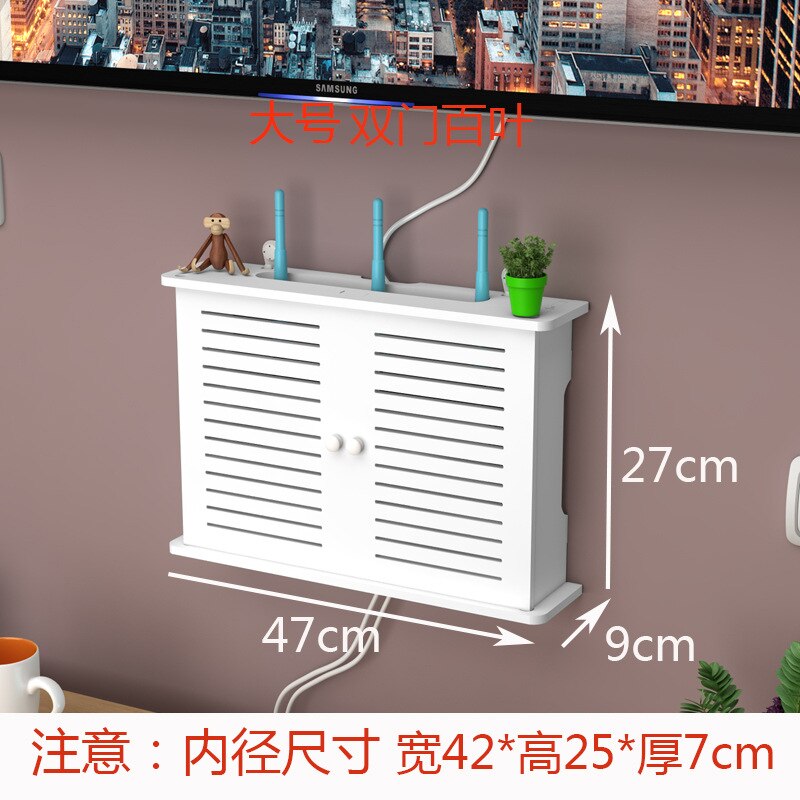 Draadloze Wifi Router Opbergdoos Pvc Panel Plank M... – Vicedeal