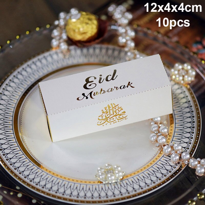 10pcs Gold Black Eid Mubarak deco Chocolate Candy ... – Grandado