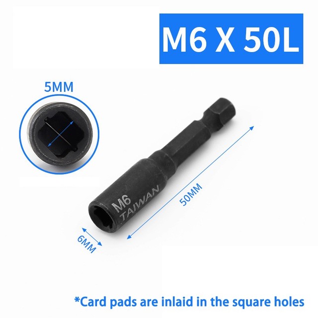 M6-M14 Firmer Screw Tap Socket Adapter Holder Exte... – Vicedeal