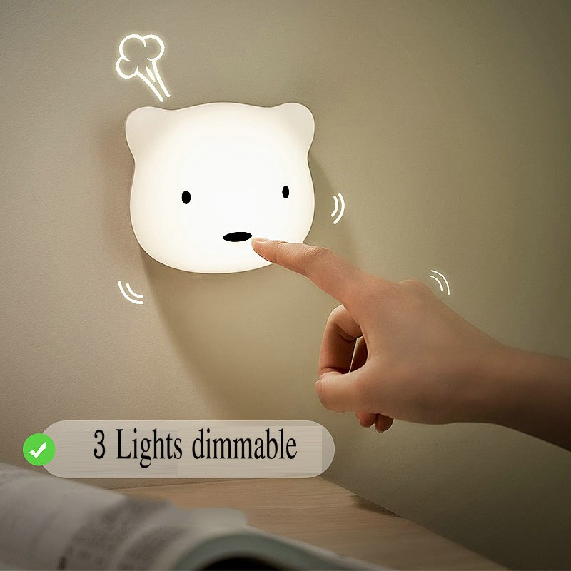 Cute Portable Wireless Night Light with Rechargeab... – Grandado