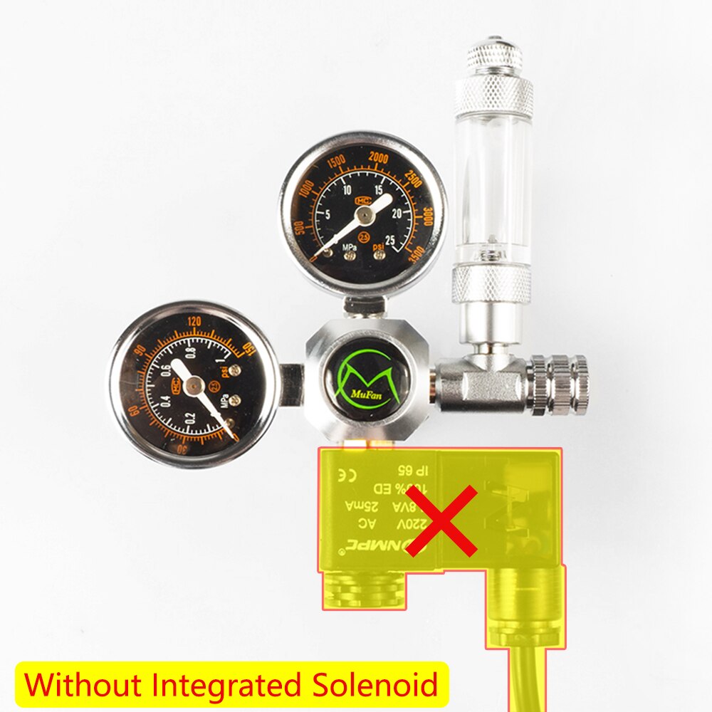 Dual Stage CO2 Regulators With Integrated Solenoid... – Grandado