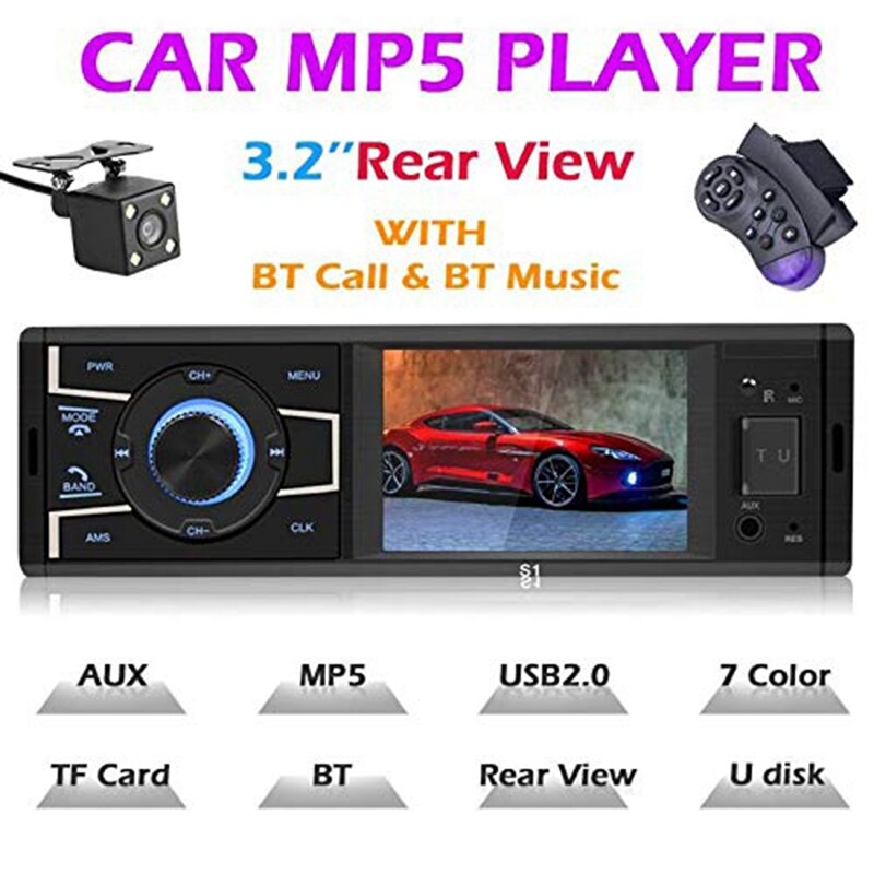 SWM-S1 3.2 Inch Car MP5 Player Bluetooth Car Stere... – Vicedeal