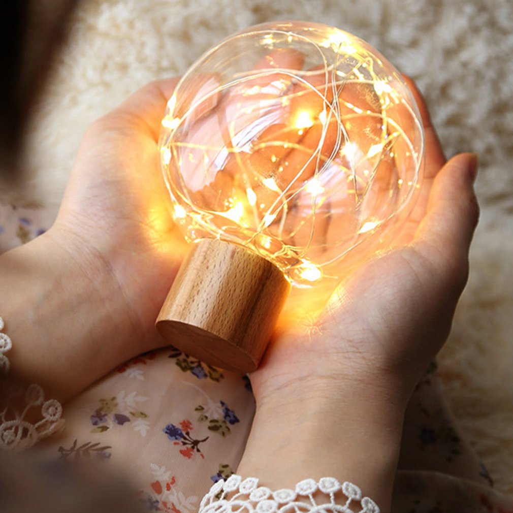 Rechargeable Starry Moon Lamp LED Night Round Ligh... – Vicedeal