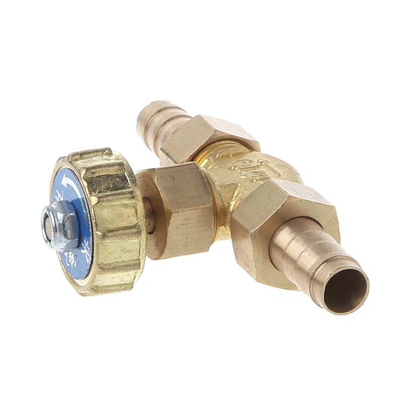 Elbow Brass Needle Valve 10mm Propane Butane Gas A... – Grandado