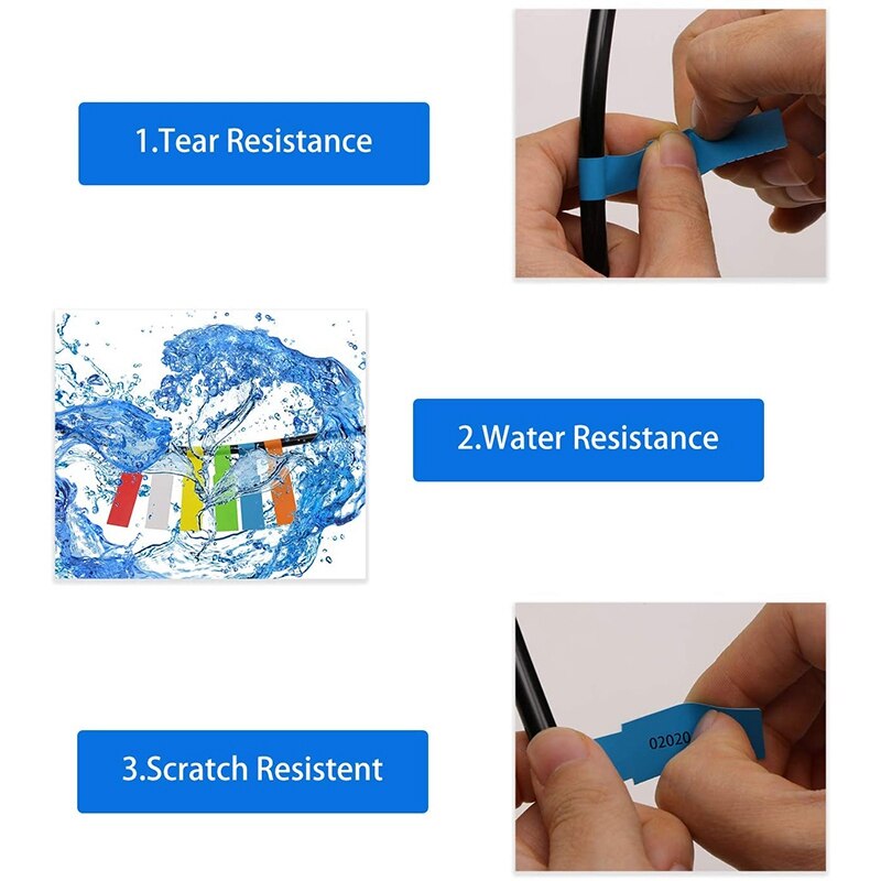 1080Pcs/18 Sheets Cable Labels Tags Cable Markers ... – Grandado