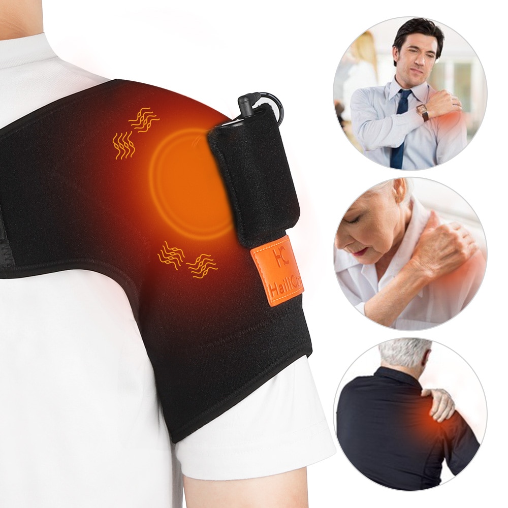 Heat Therapy Shoulder Brace Adjustable Shoulder He... – Vicedeal