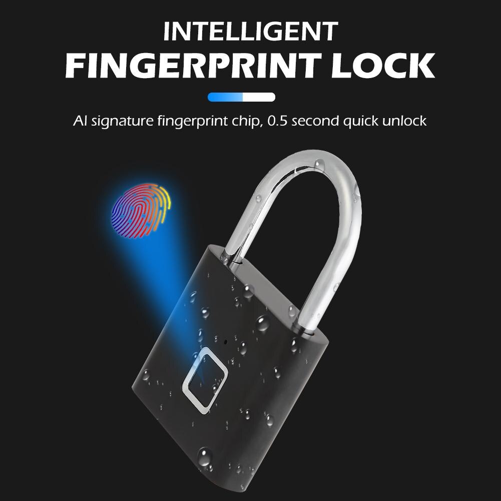 Mini Smart Keyless Fingerprint Security Lock USB R... – Vicedeal