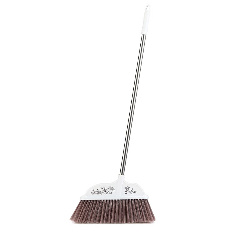 Five rows of hair broom plastic long handle living... – Grandado