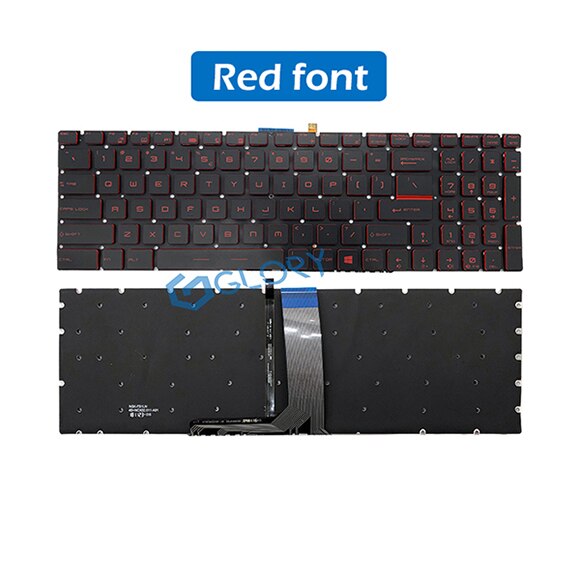 New EUA Keyboard w/Retroiluminado para MSI GE72 GE... – Grandado