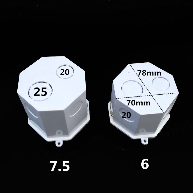 Heightened Octagonal Wire Junction Box Concealed B... – Grandado