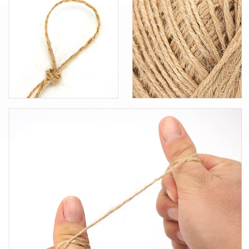 1 Roll 55 Yard/160 Voeten Twine Haak Draad Diy Nat... – Vicedeal