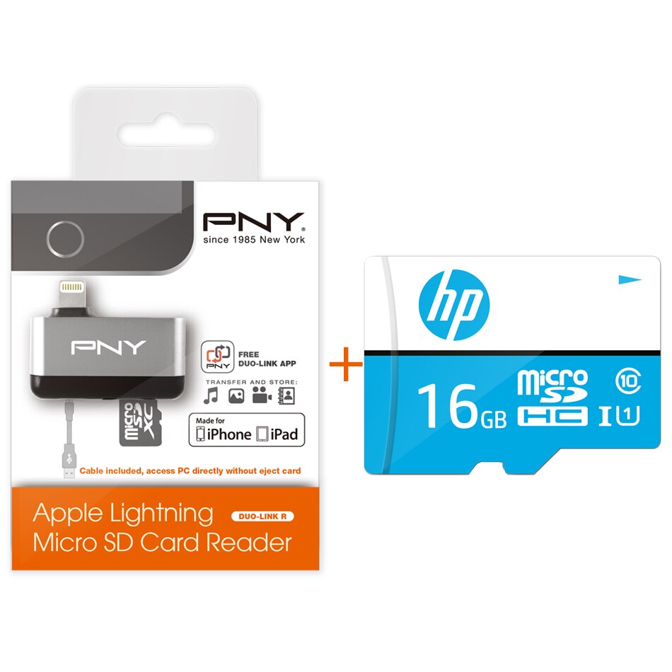 PNY DUO-LINK R 2 in 1 Micro USB 2.0 Card Reader TF... – Grandado