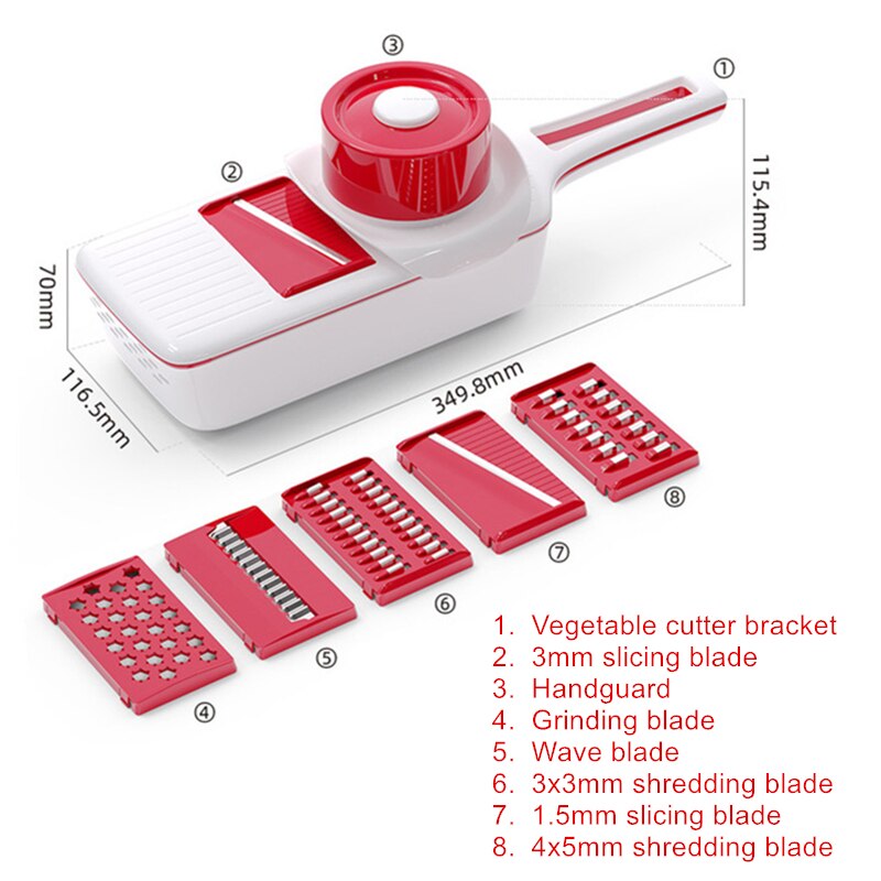 6 In1 Multifunctionele Rasp Groente Aardappel Rice... – Vicedeal